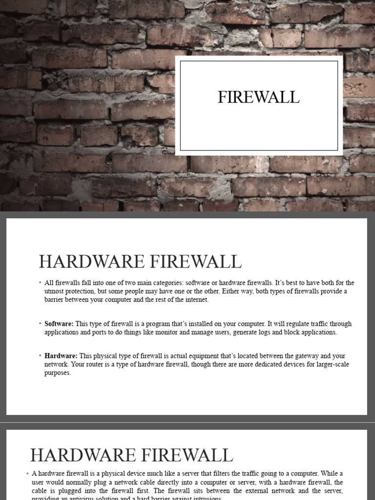 Firewall 1 | PDF