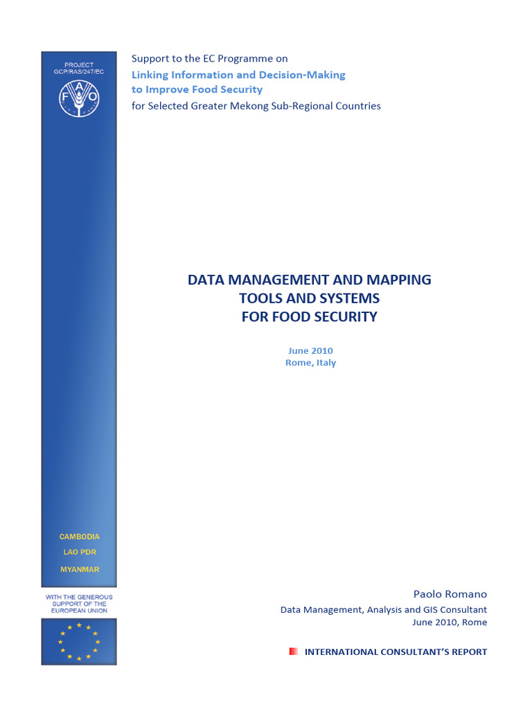 Data Management and Mapping Tools and Systems For Food Security | PDF ...