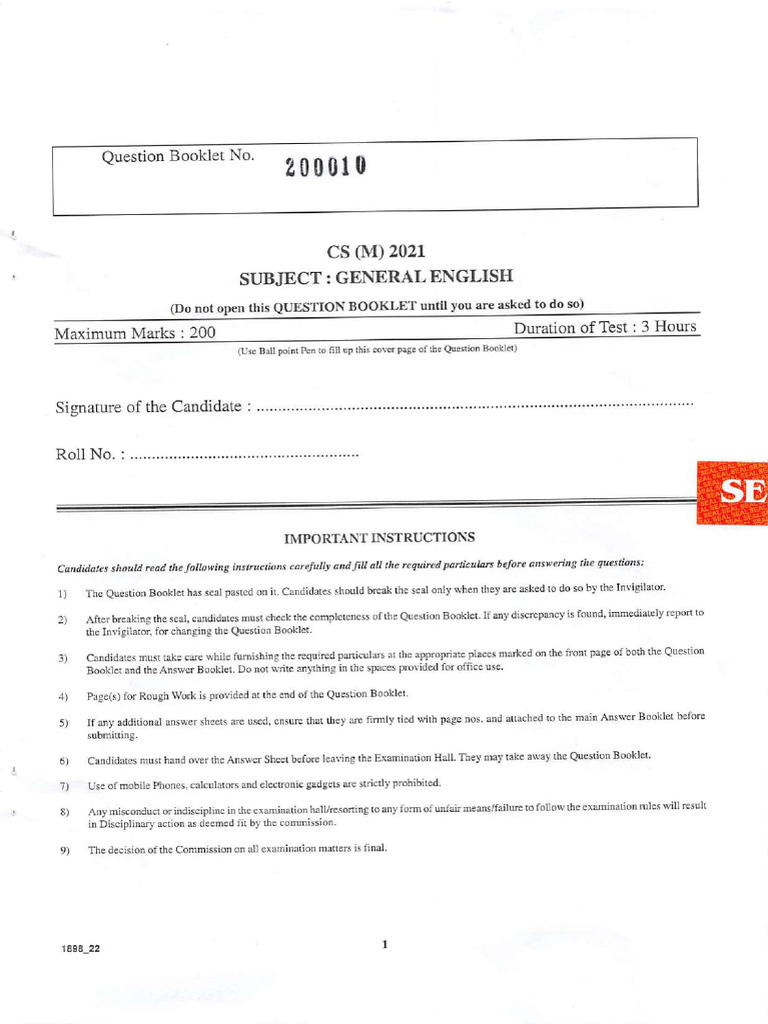 General English | PDF