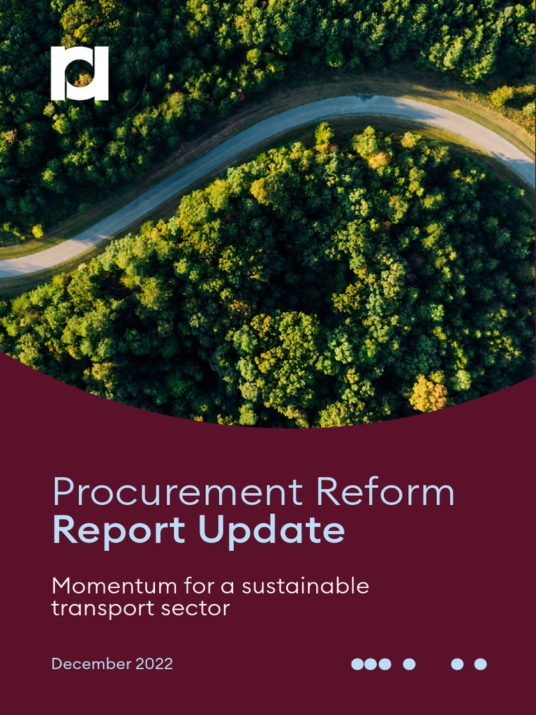 RA Procurement Reform Update Final ForWeb | PDF | Procurement ...