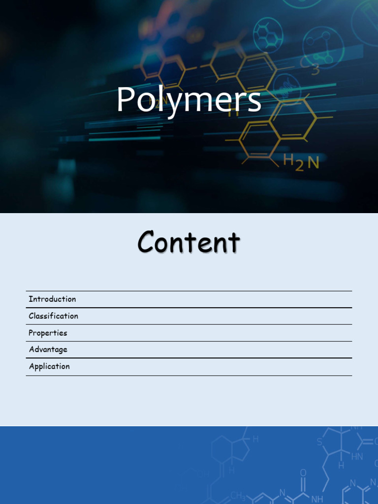 Polymers Harshita | PDF | Polymers | Cross Link