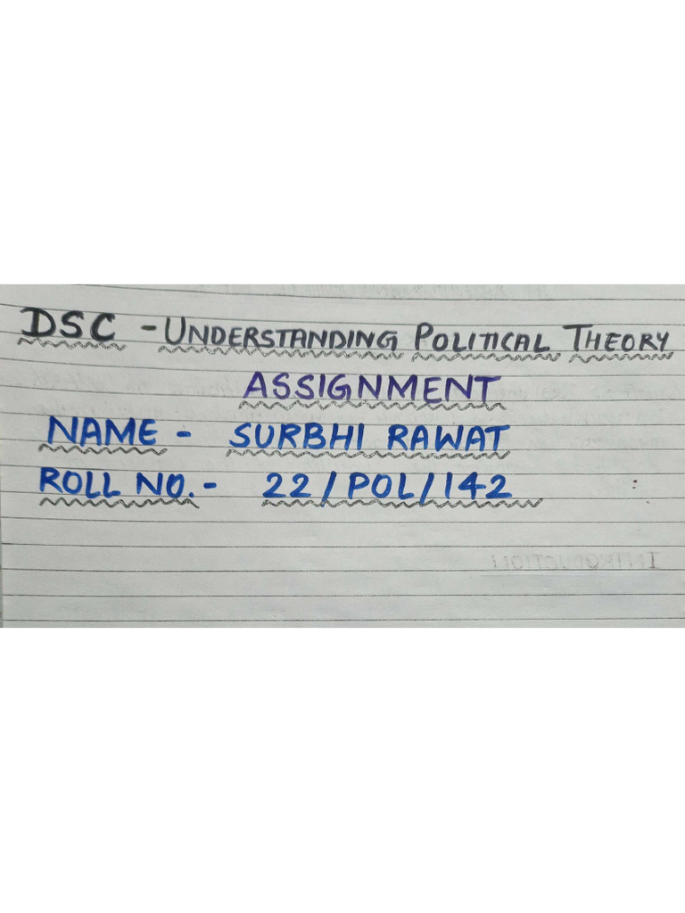 UPT Assignment | PDF