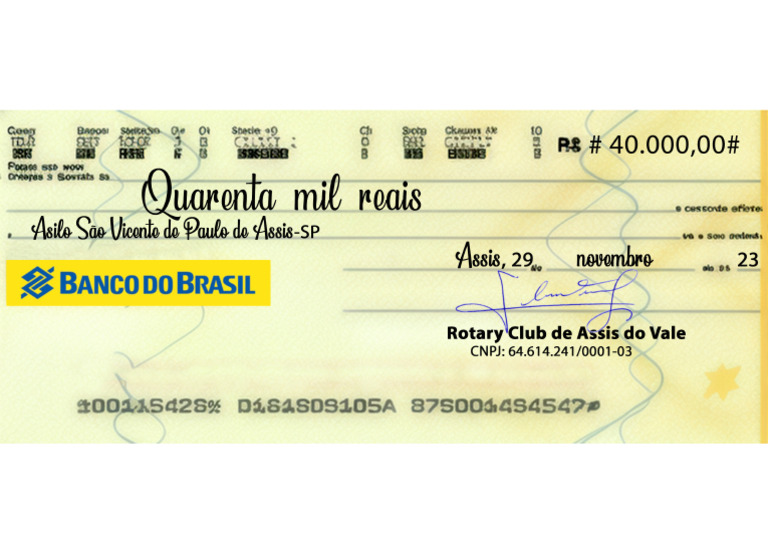 Cheque Simbolico | PDF