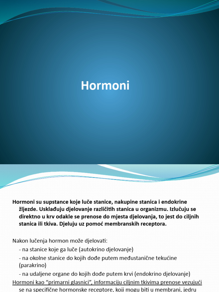 10 Presentation1-Hormoni | PDF