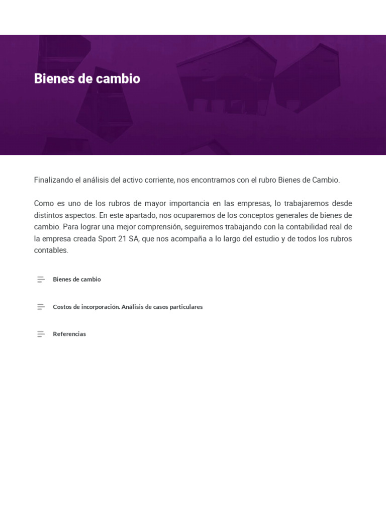 1 Bienes de Cambio | PDF