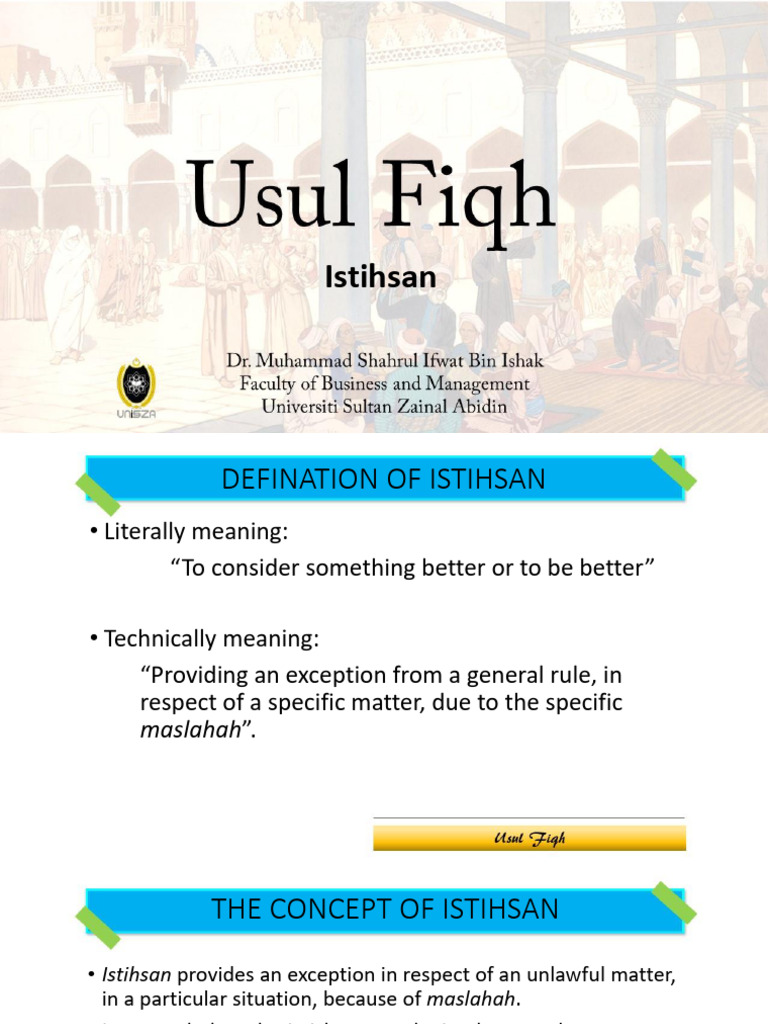 Usul Fiqh7 - Istihsan | PDF