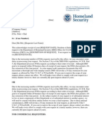 Sample FOIA Response Letters
