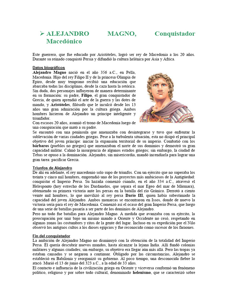 Alejandro Magno | PDF