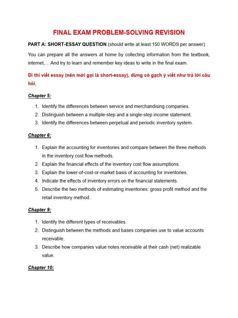 Final Exam All Problem Solving Revision 2 1 | Download Free PDF ...