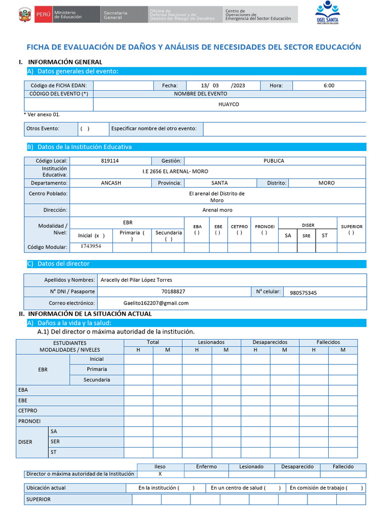 Ficha Edan | Descargar gratis PDF | Ciencias de la Tierra