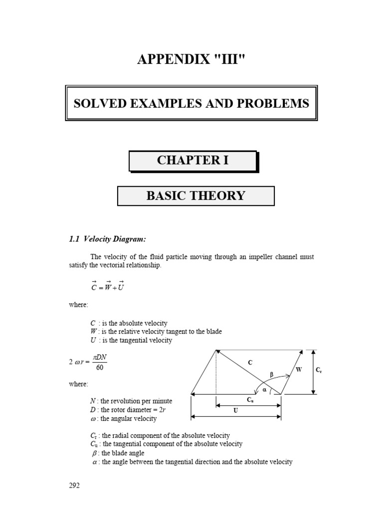 Solved Examples and Problems | PDF | Pump | Horsepower