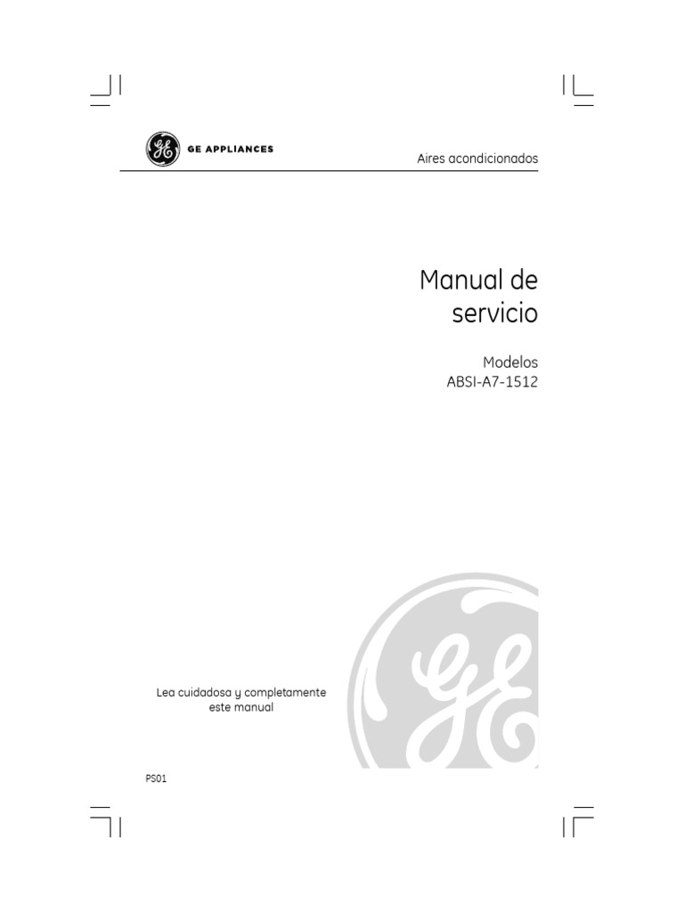 2016.05.31 GE Appliances ABSI-A7-1512 PS01 | PDF | Aire acondicionado ...