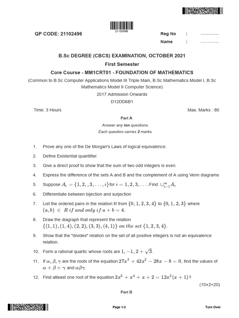 Foundation of Mathematics | PDF | Mathematics | Mathematical Analysis