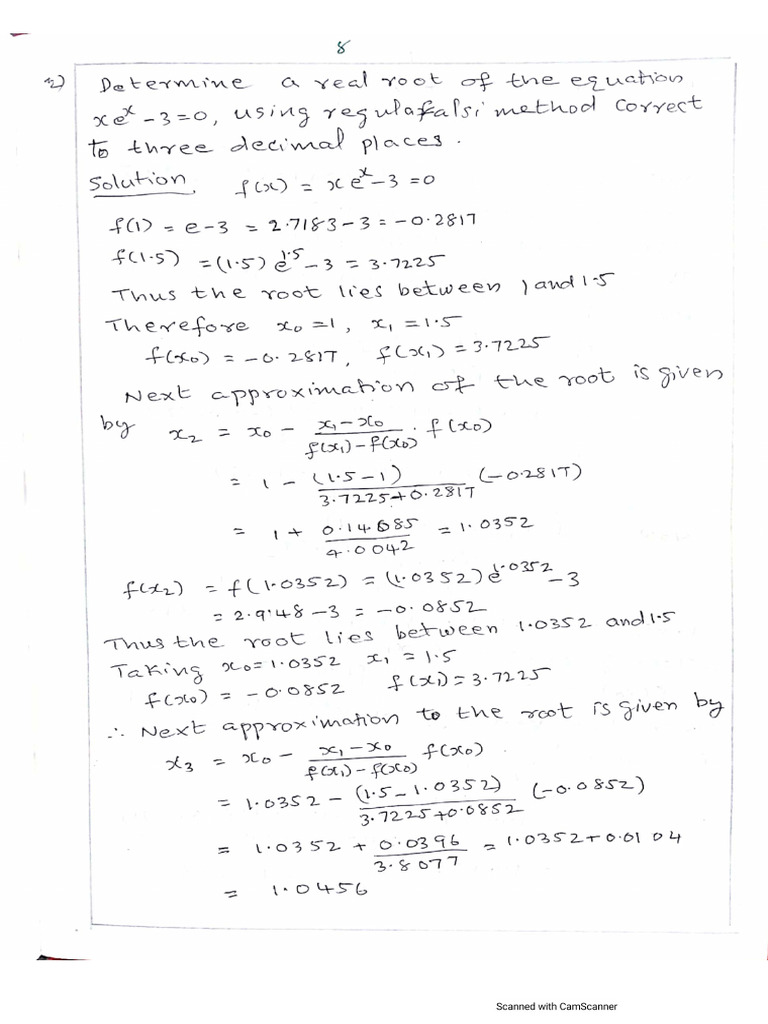 Numerical Methods 2 | PDF