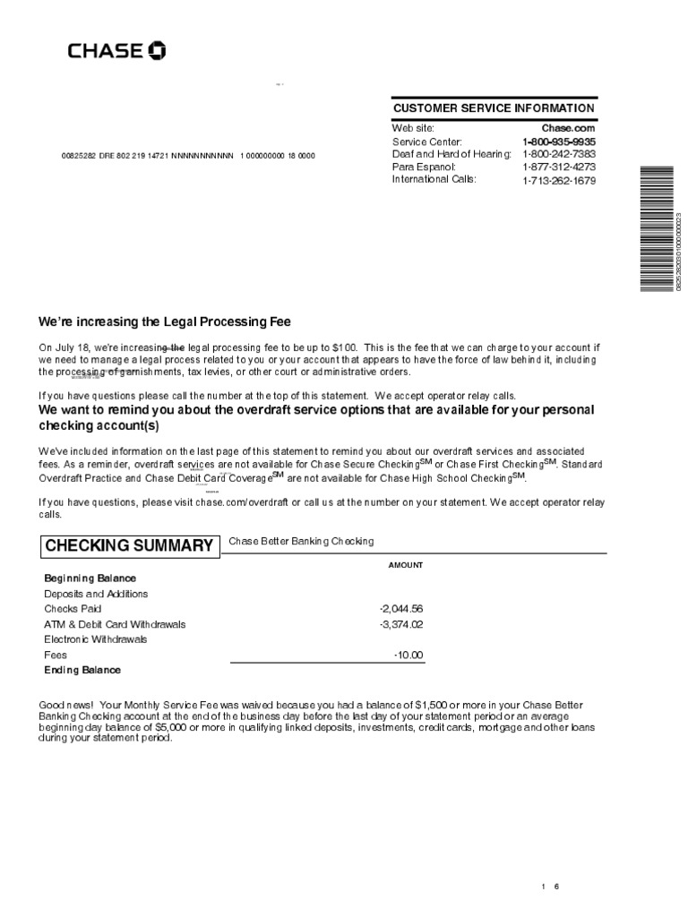 Estatement Chase May | PDF | Overdraft | Transaction Account