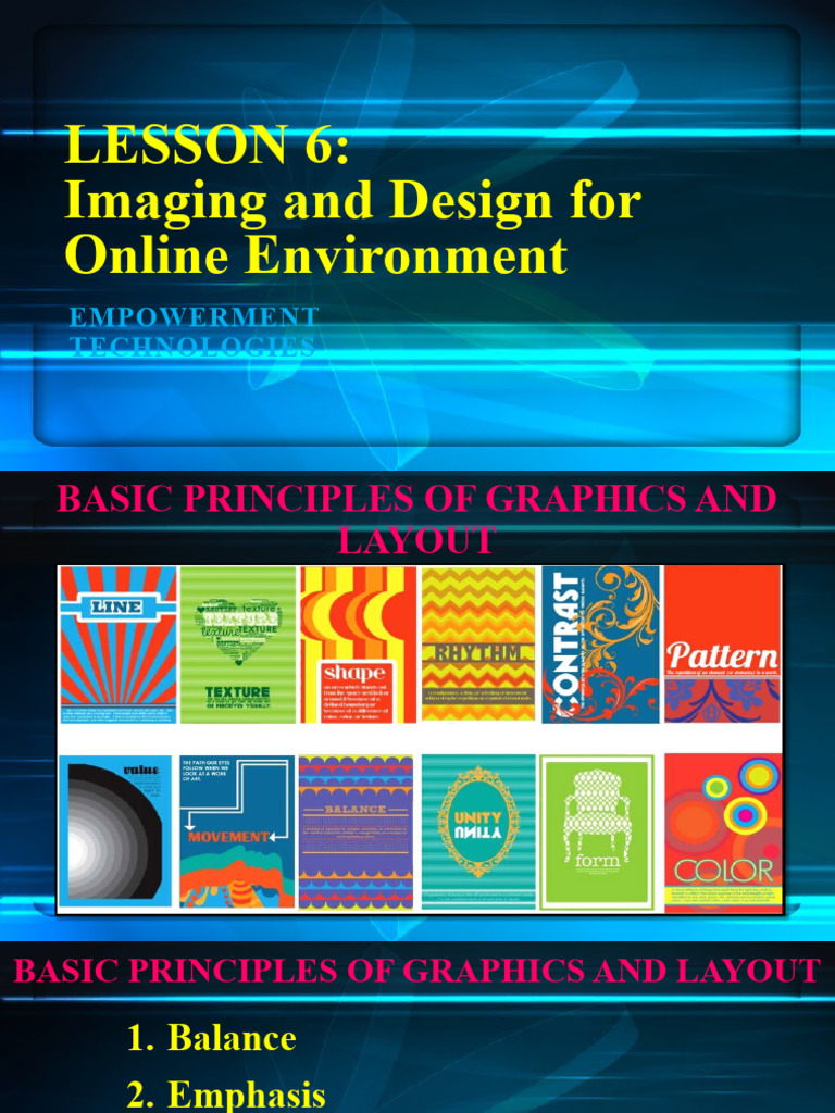 LESSON6.1 IDFOEBasic Principles of Graphics and Layout | PDF