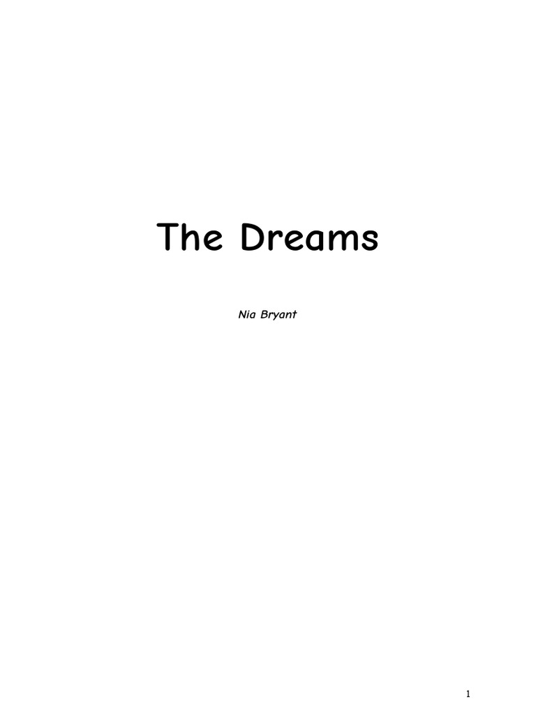 The Dreams | PDF | Silence
