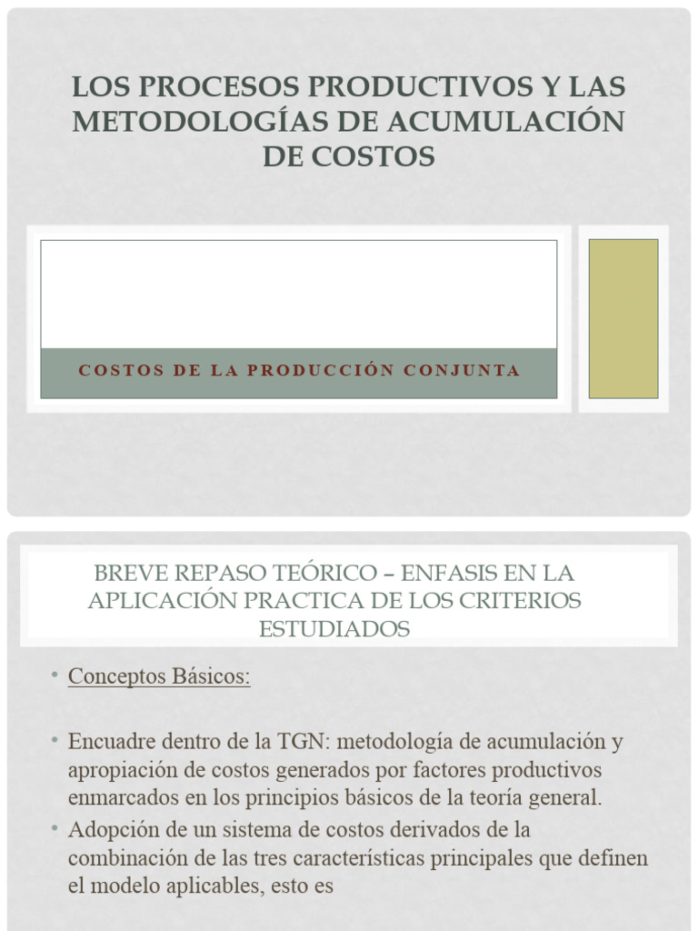 Costos Conjuntos | PDF | Teoría | Economias