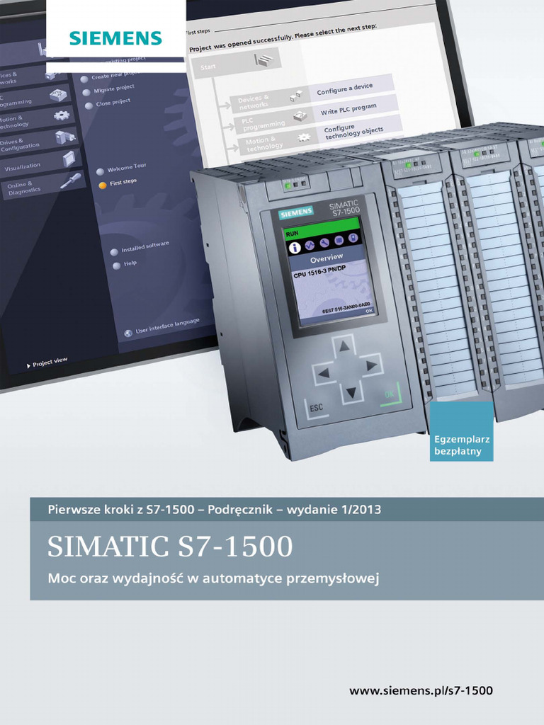 Pierwsze Kroki Z Simatic S7 1500 Podręcznik Pdf