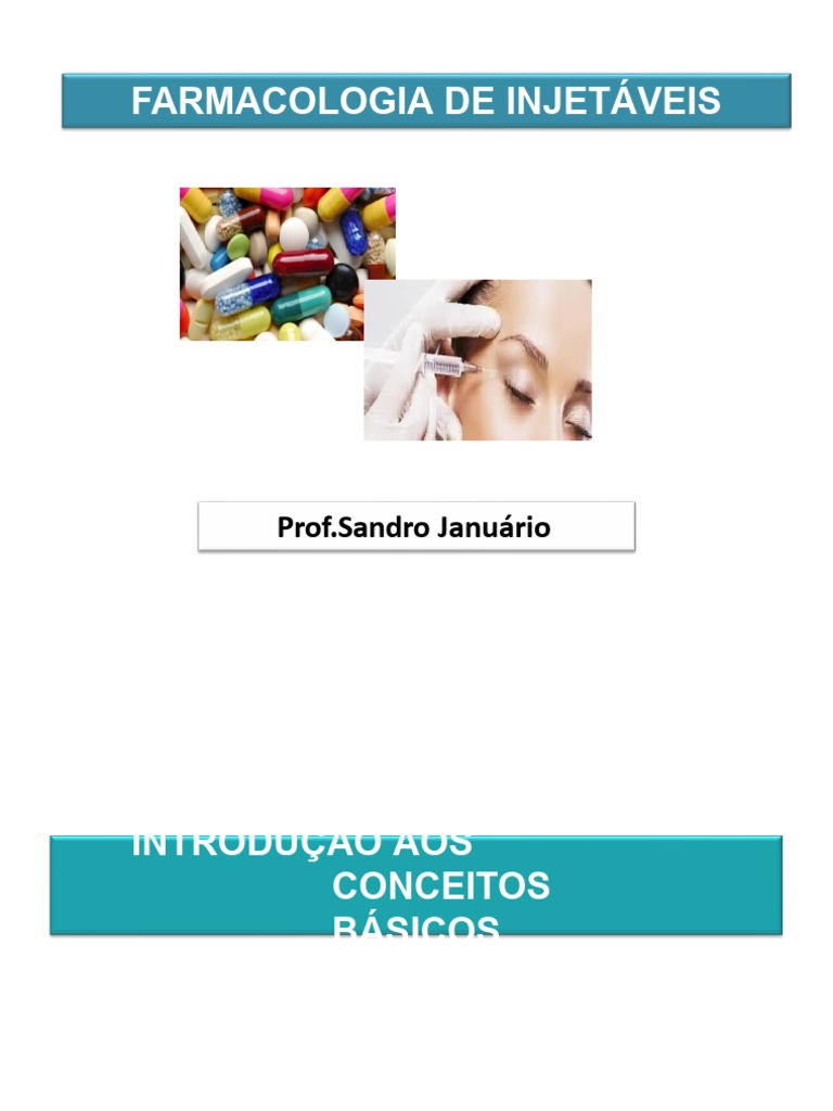 Aula Farmacologia de Injetáveis 19-03-22 | PDF | Farmacocinética | Matriz extracelular