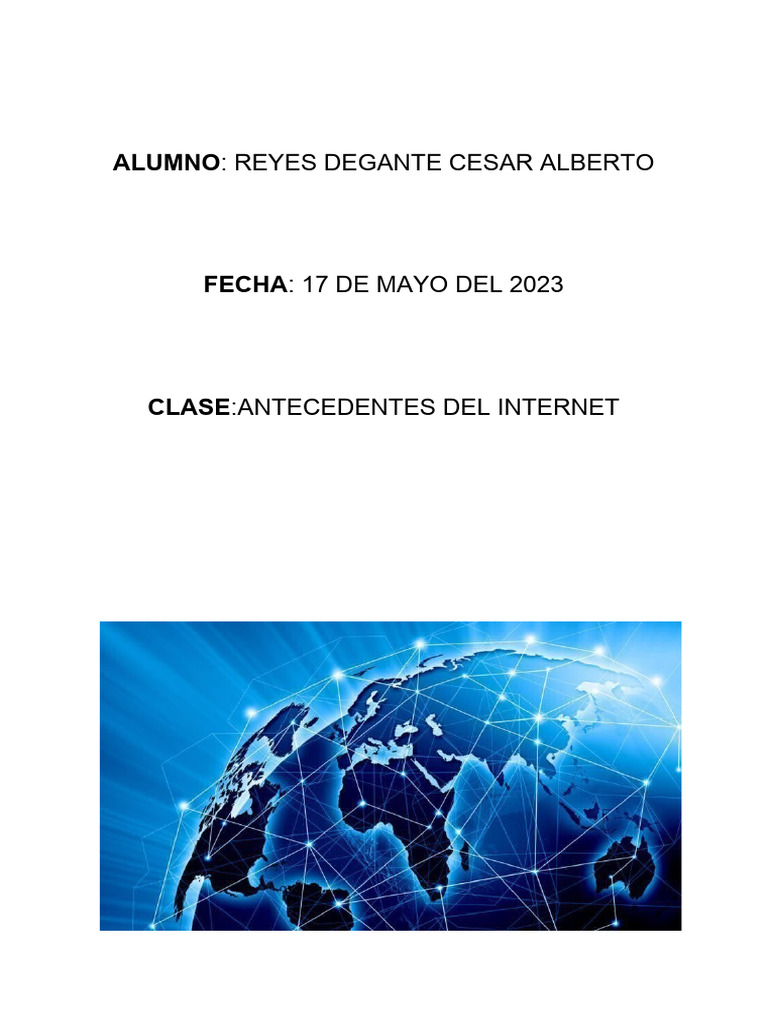 LA HISTORIA DEL INTERNET | PDF | Internet | Red mundial