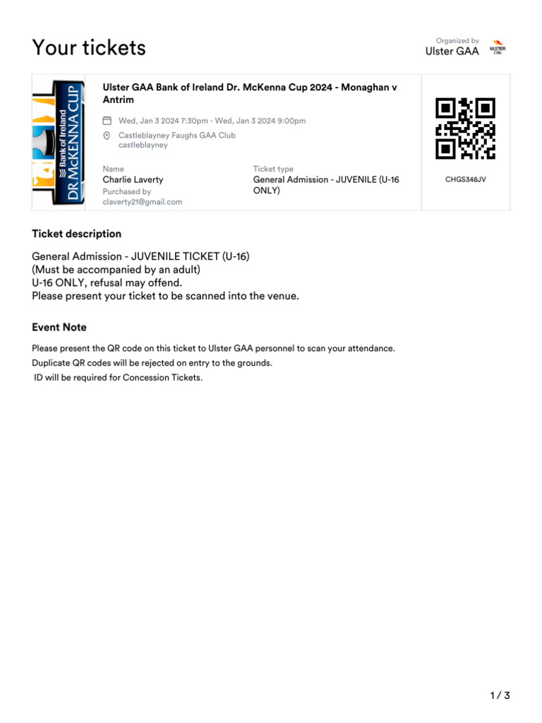 Ticket | PDF | Qr Code | Banking Technology