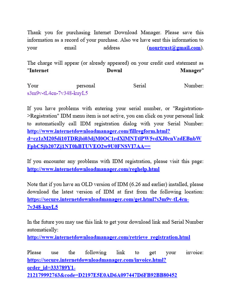 IDM Purchase Confirmation and Support | PDF | Business | Technology ...