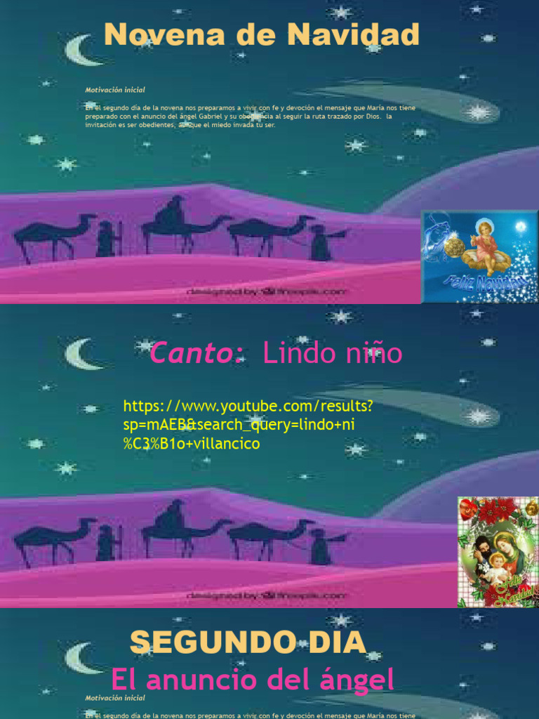 Novena de Navidad: Segundo Día de Reflexión | PDF | María, madre de ...