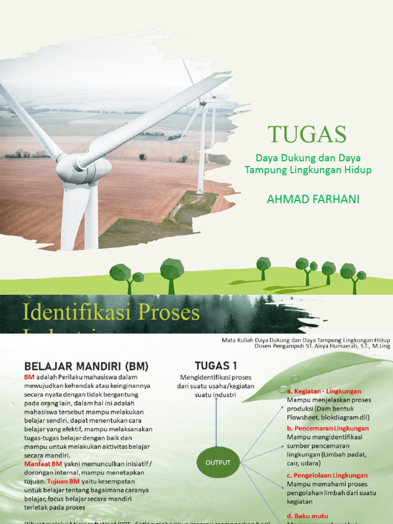 TUGAS Daya Dukung Dan Daya Tampung Lingkungan | PDF
