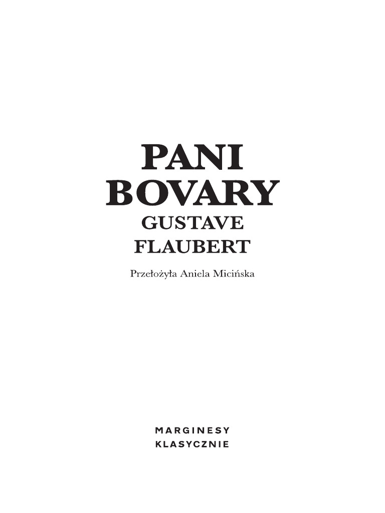Pani Bovary Fragment 001 PDF | PDF