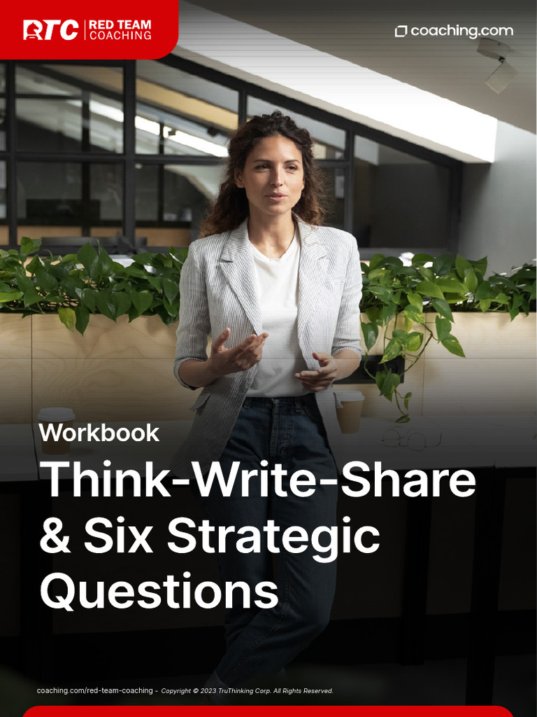 RTC 2023 M1 Workbook Think Write Share Six Strategic Questions | PDF