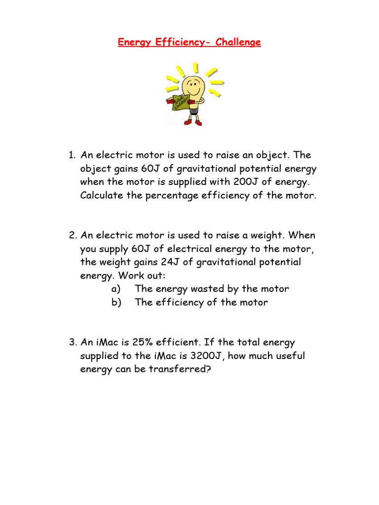 Energy Efficiency-Challenge | PDF | Science & Mathematics