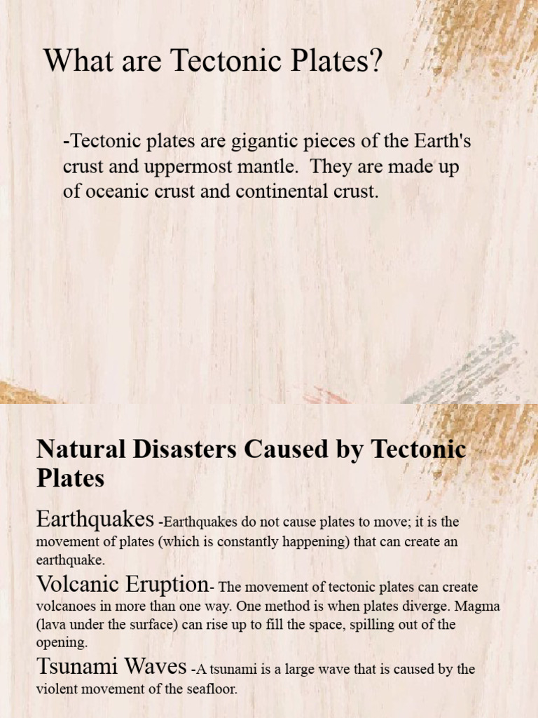 What Are Tectonic Plates | PDF