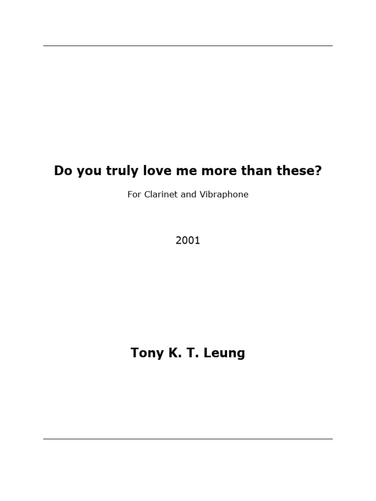 Love Me | PDF | Apocalypticists | Canonical Gospels