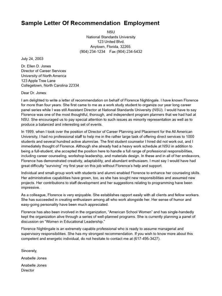What Is Considered A Professional Letter Of Recommendation