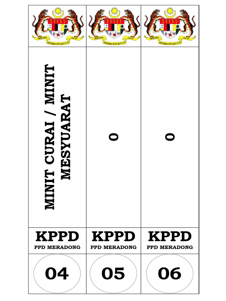 FAIL DOKUMEN - TEMPLAT - Sederhana | PDF