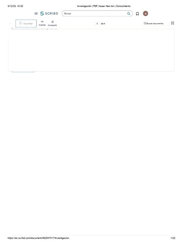 Investigaciòn - PDF - Isaac Newton - Conocimiento122222 | PDF