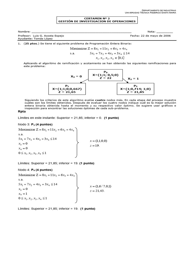 06 01 Gio Prueba 2 - Pauta | PDF