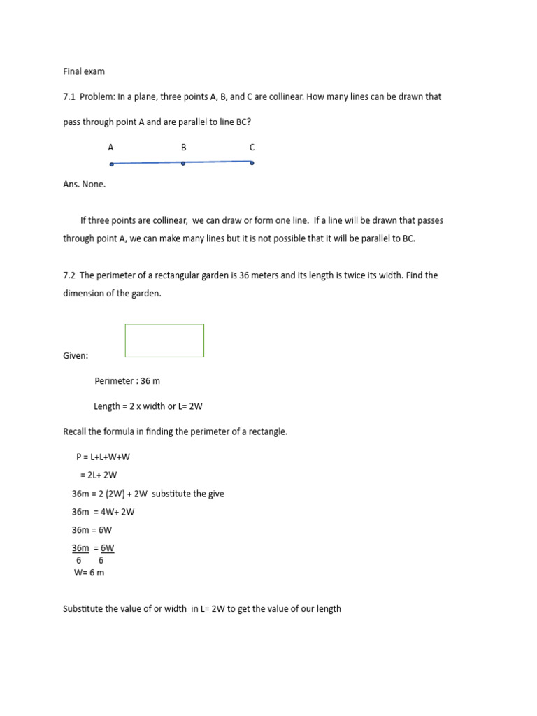 Final Exam.. geometry | PDF | Geometry | Non Euclidean Geometry