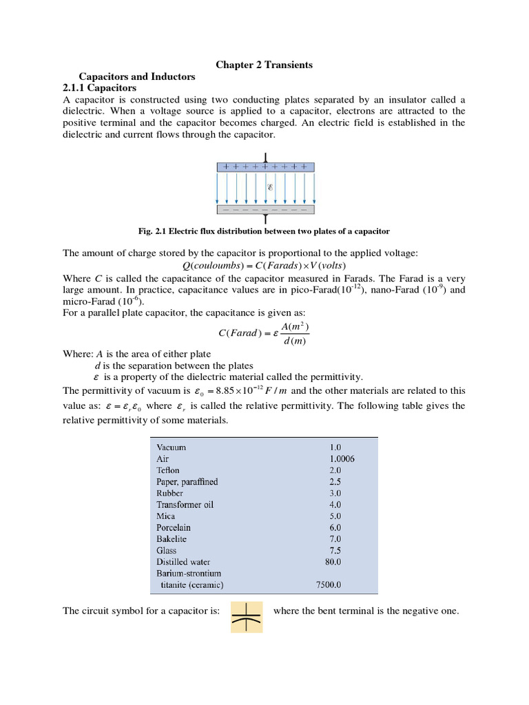 Chapter II Transients | PDF