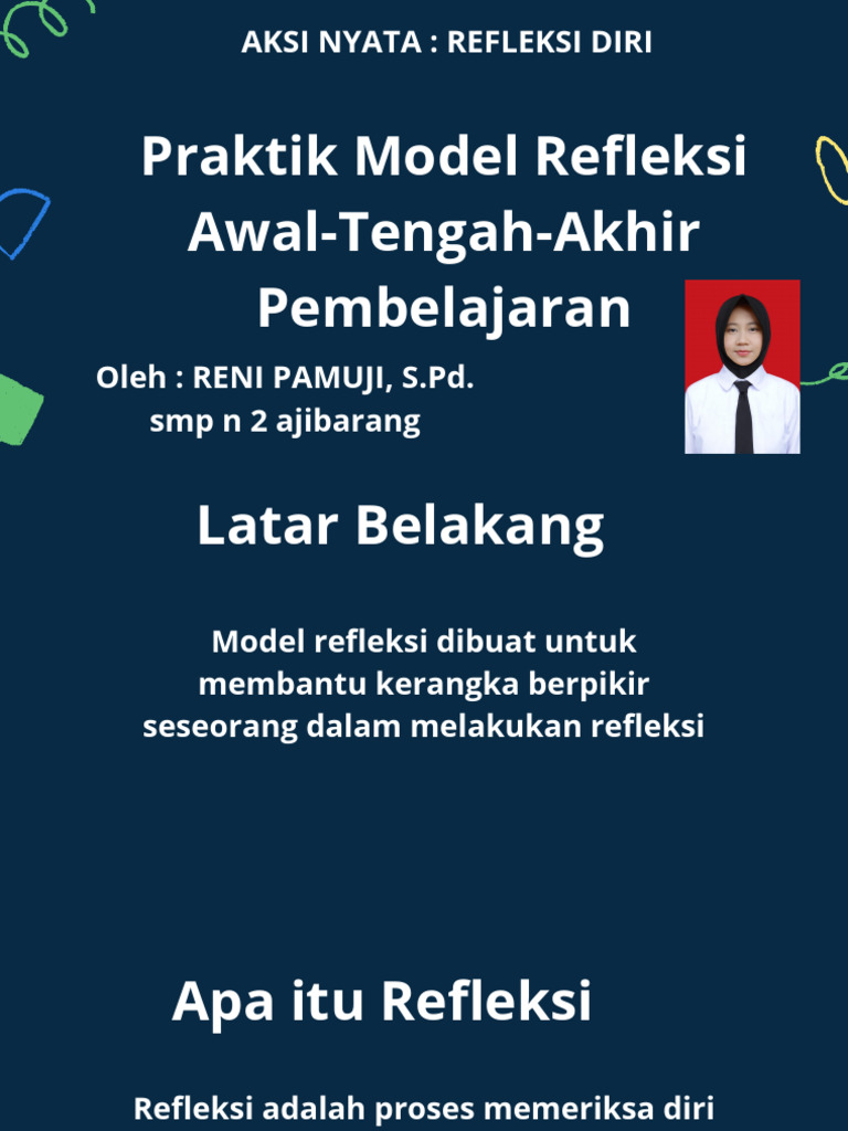Praktik Model Refleksi Awal-Tengah-Akhir Pembelajaran | PDF