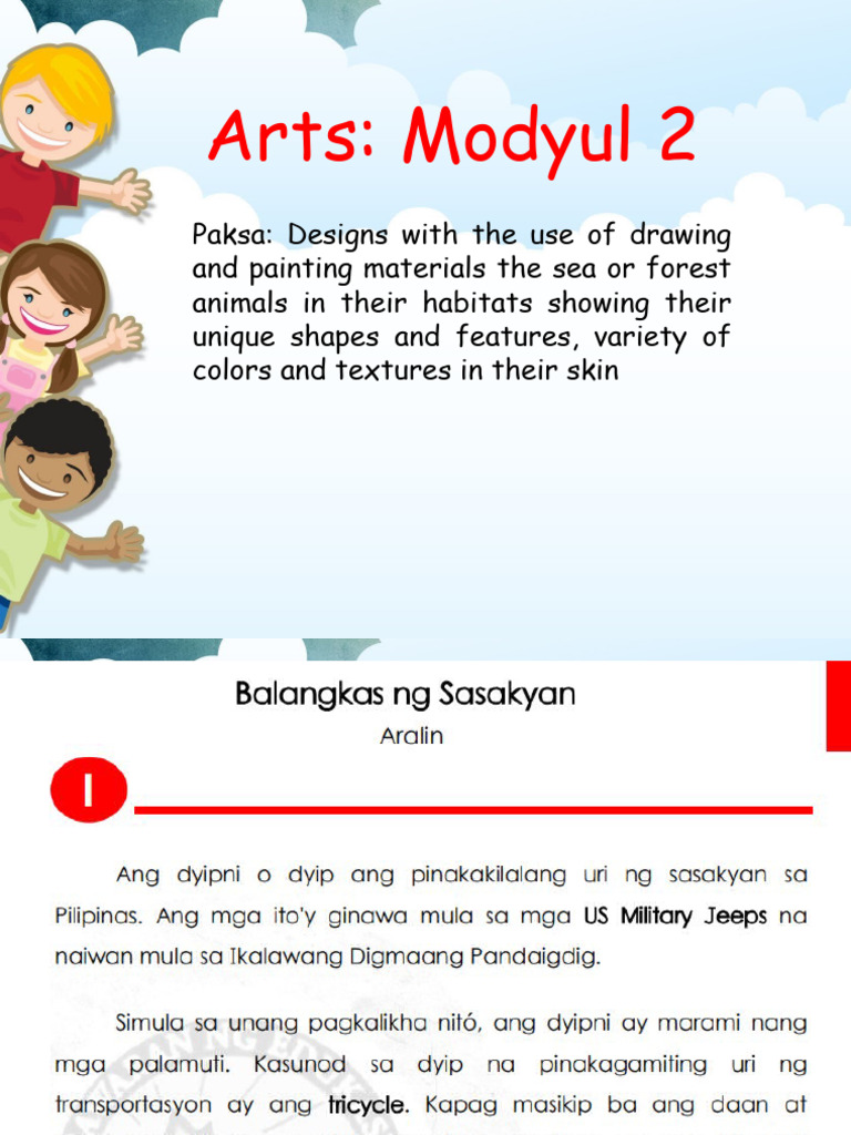 Q2 - MAPEH-ARTS - MOD 2 - Designs With The Use of Drawing | PDF