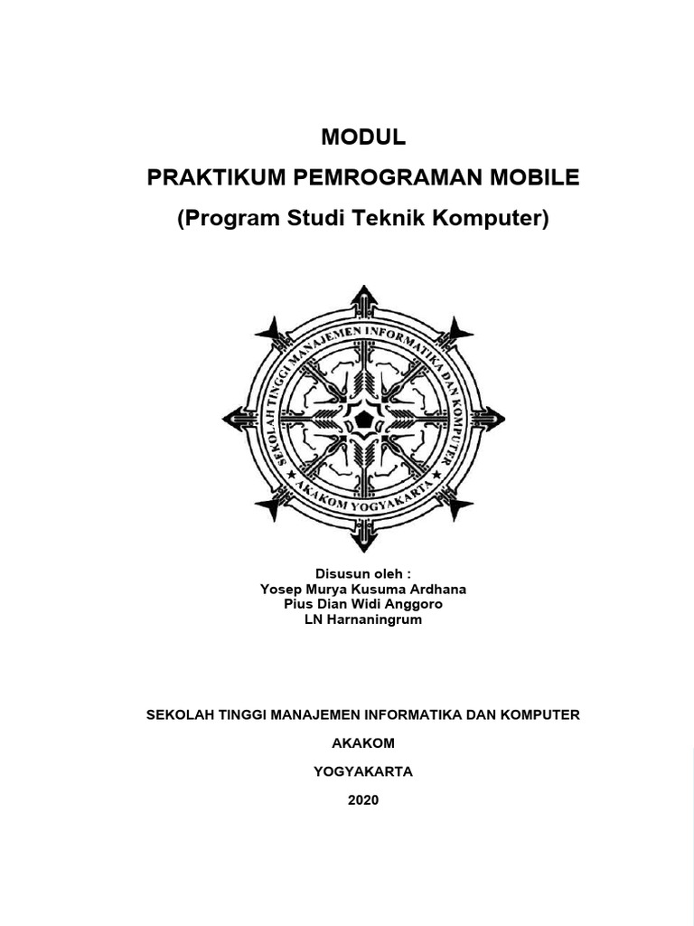 Modul Praktikum Pemrograman Mobile - TK | PDF | Komputer