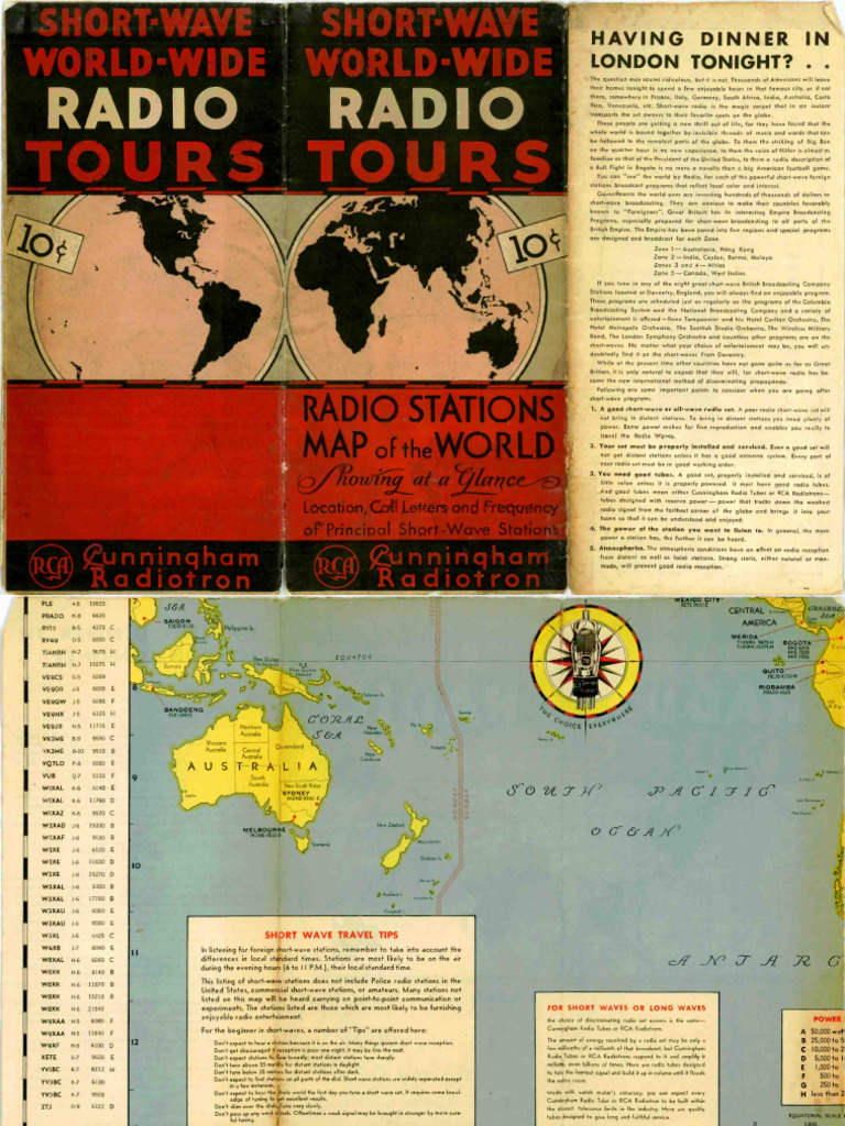 RCA-Radio-Station-Map-of-the-World-1933 | PDF