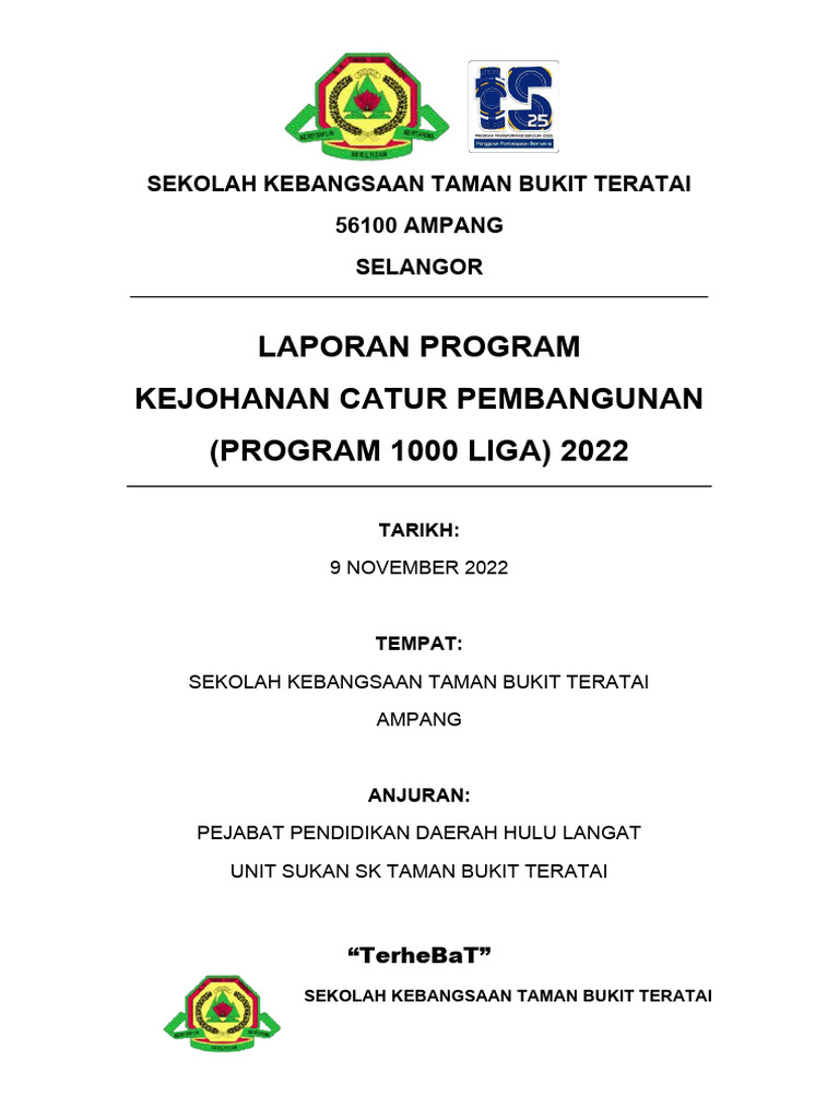 Format Laporan Program | PDF