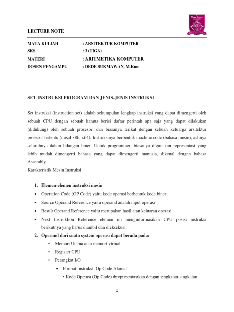 LECTURE NOTE.2 Arkom | PDF