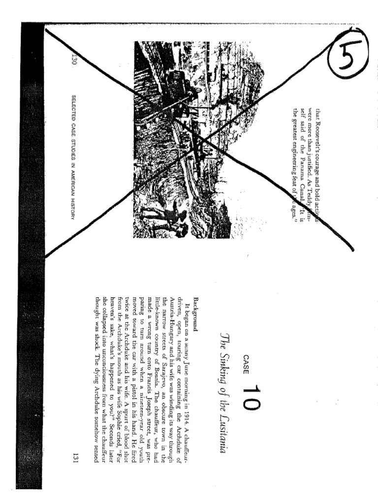 The Sinking of The Lusitania | PDF