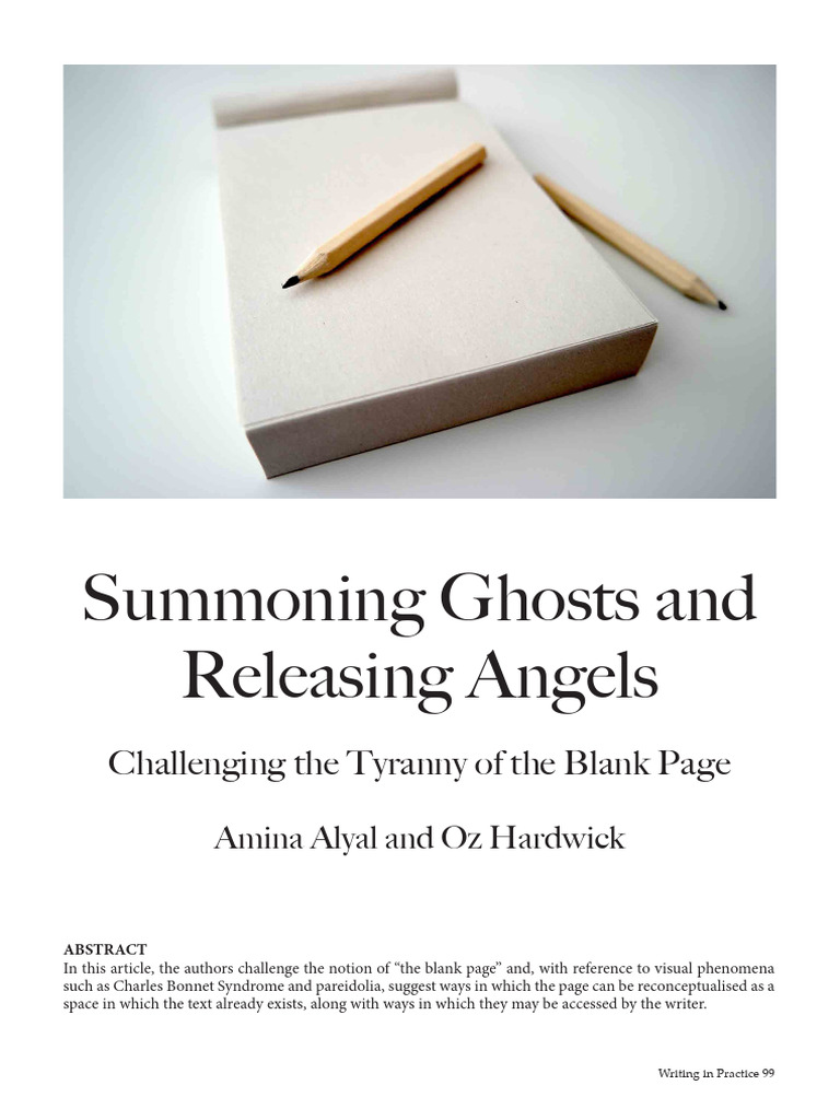 Summoning Ghosts and Releasing Angels | PDF