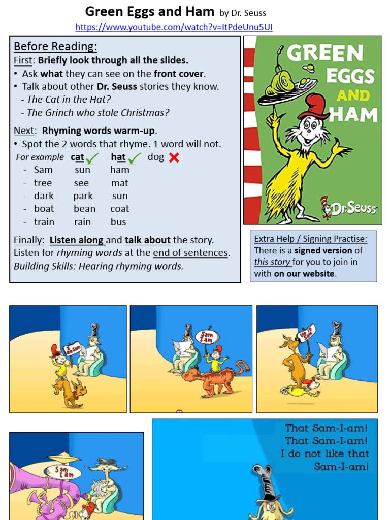 Green Eggs and Ham | PDF | Dr. Seuss