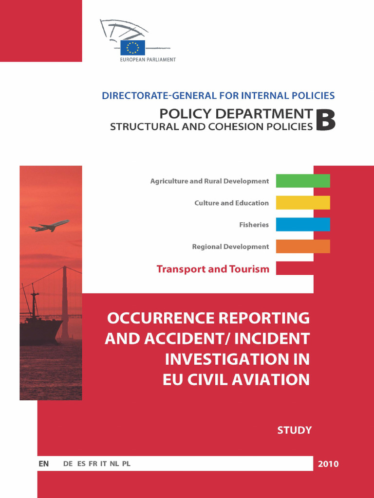 Occurrence incident reporting and investigation in EU | PDF | Aviation ...